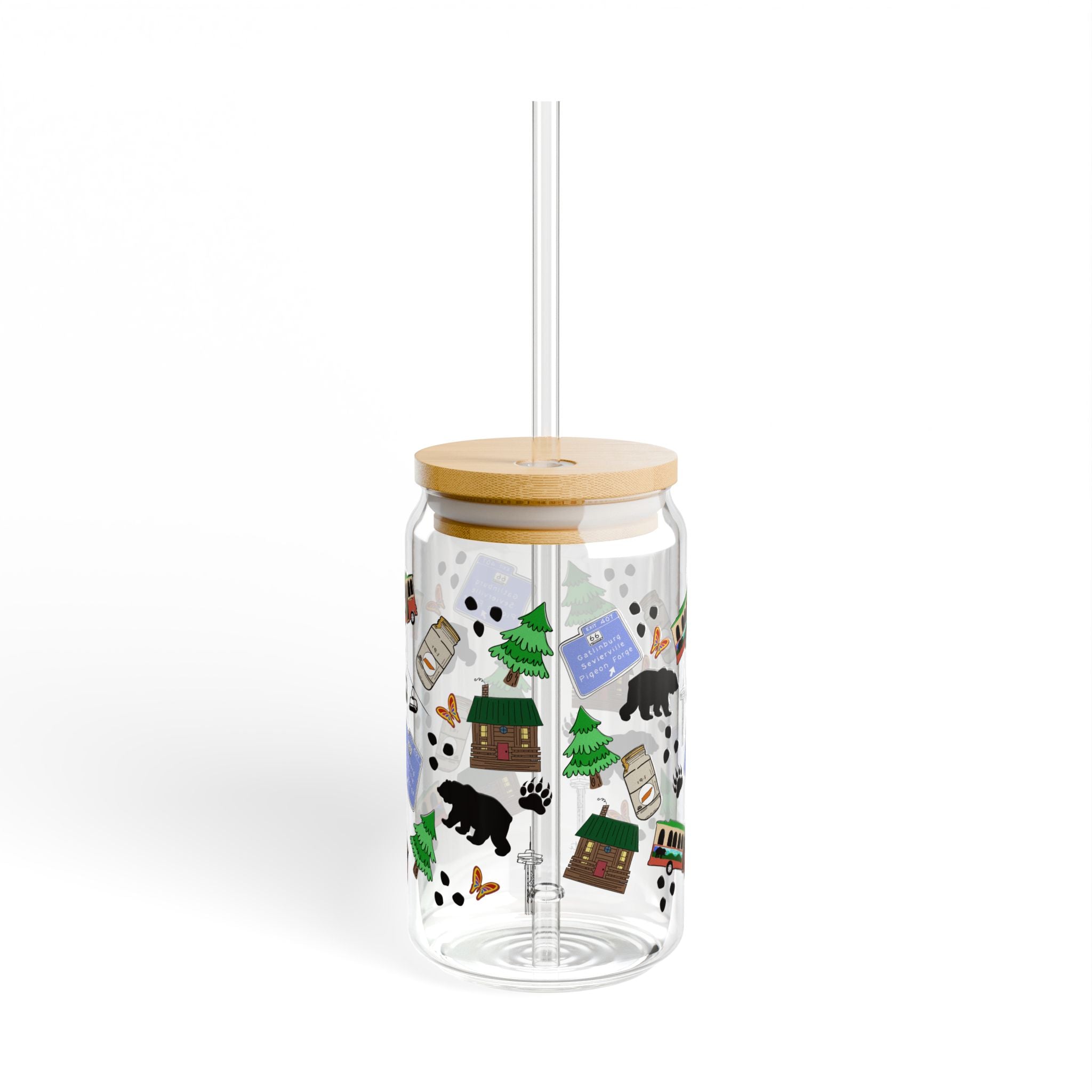 Smoky Mountain Sipper Glass – The Confetti Bucket