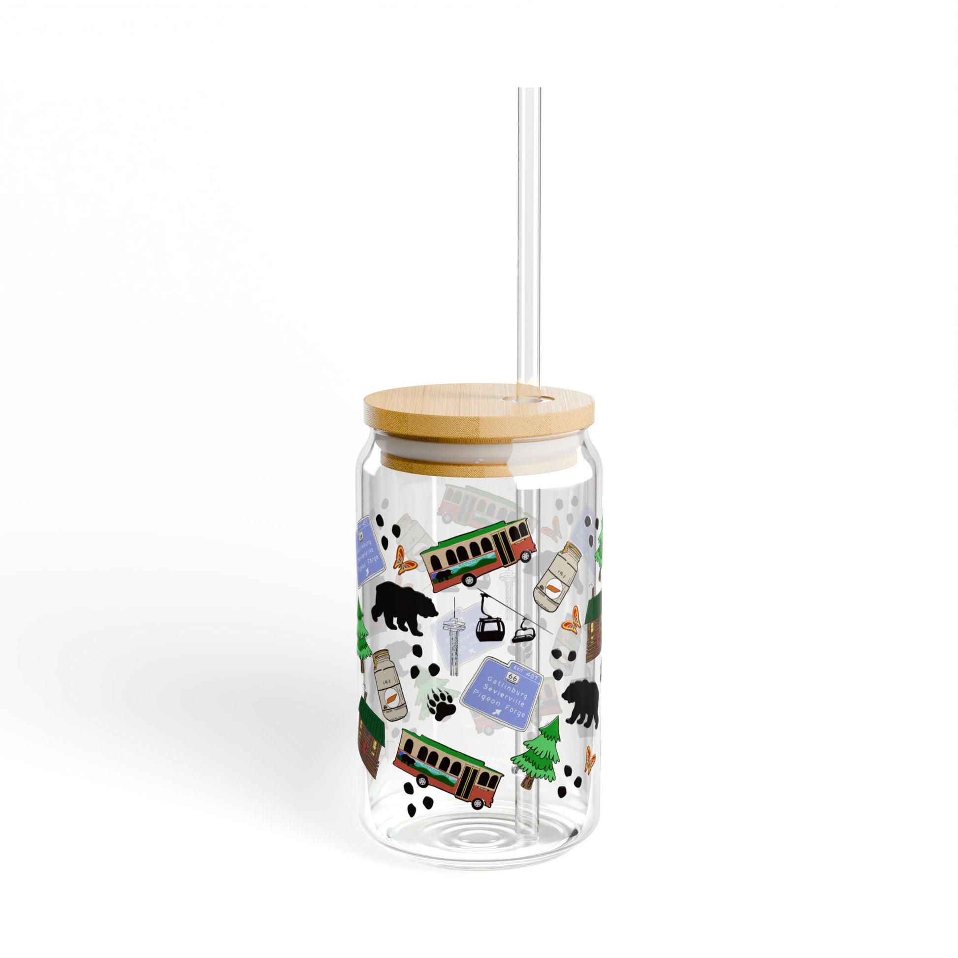 Smoky Mountain Sipper Glass – The Confetti Bucket